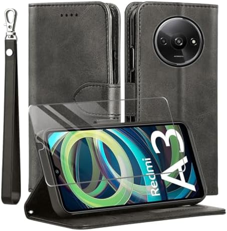 Case Collection for Xiaomi Redmi A3 Phone Case - Leather Folio Flip ...