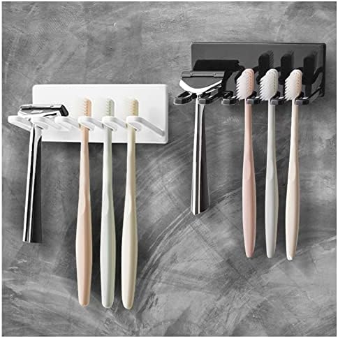 Suuwwn Metal Electric Toothbrush Holders for Bathroom, 2 Wall Mounted ...