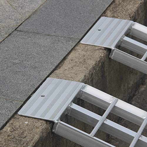 Snapklik.com : VENDAV Aluminum 2PC Shed Ramps Loading Ramps Mower Ramps ...