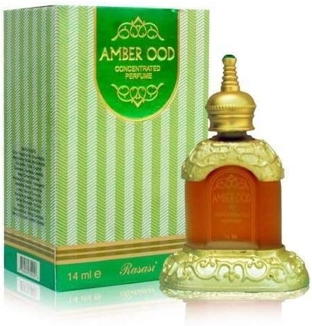Amazon.com : RASASI Amber Ood Arabian Perfume Oils for Women & Men 14ML ...