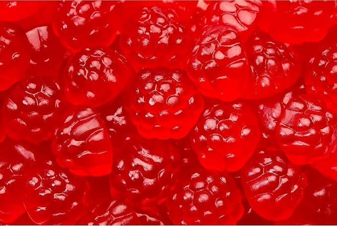 Amazon.com : Nuts n More Gummy Red Raspberries - Berry Red Gummi ...