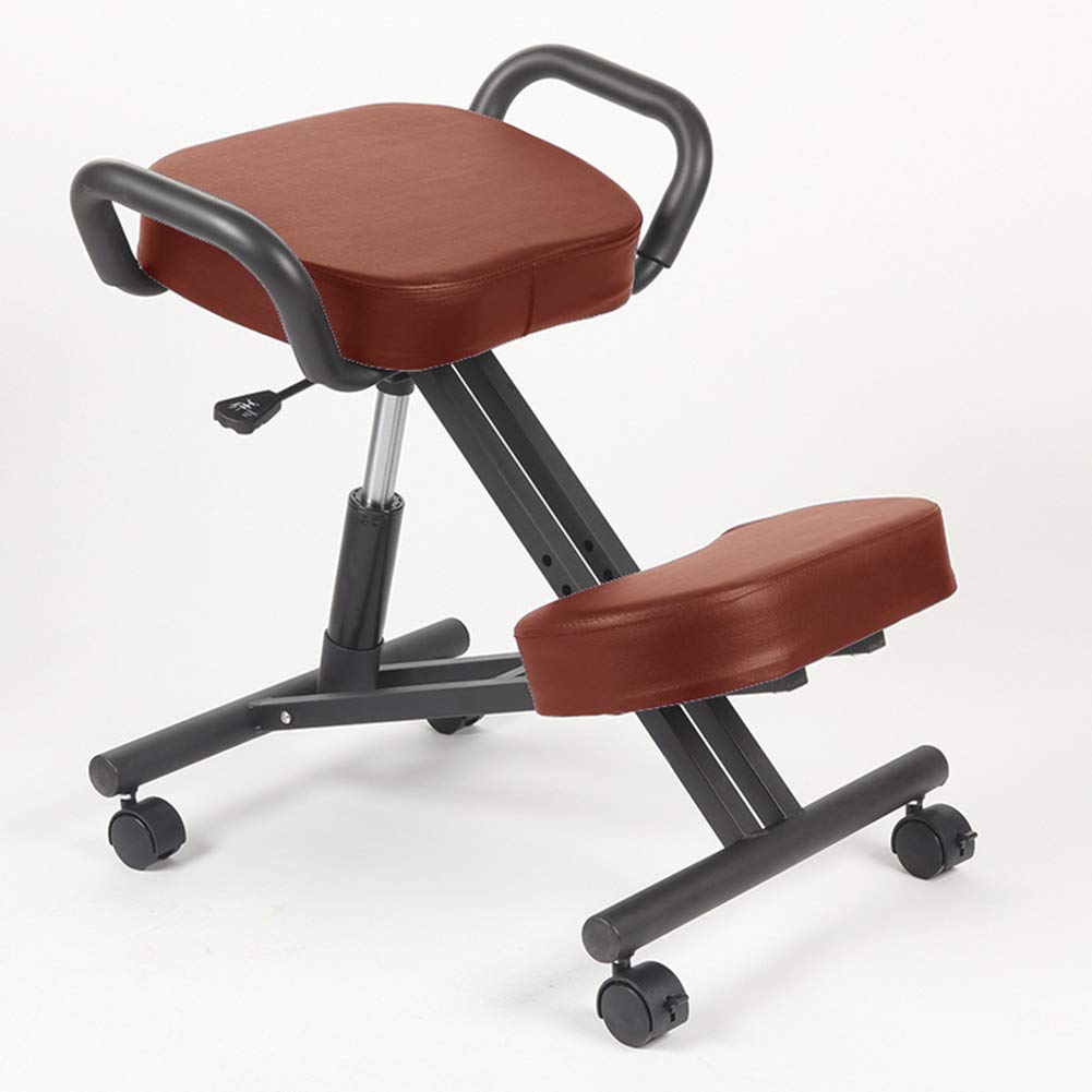 Buy QLIGHA Ergonomic Kneeling Chair with Fixed Armrest Lifting Upright ...