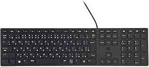 Amazon | HP Halley USB Keyboard DIB JPN 有線キーボード 日本語配列 320K L96909-291 ...