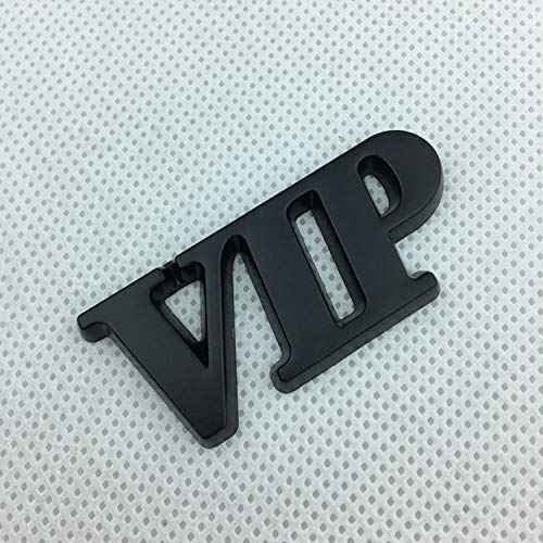 3D Badge Emblem for VIP Black - : 6CM x 3CM Self-Adhesive Non-Rusting ...
