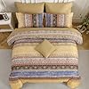 Amazon.com: Cottolester Boho Queen Comforter Set 8 Pieces, Yellow ...