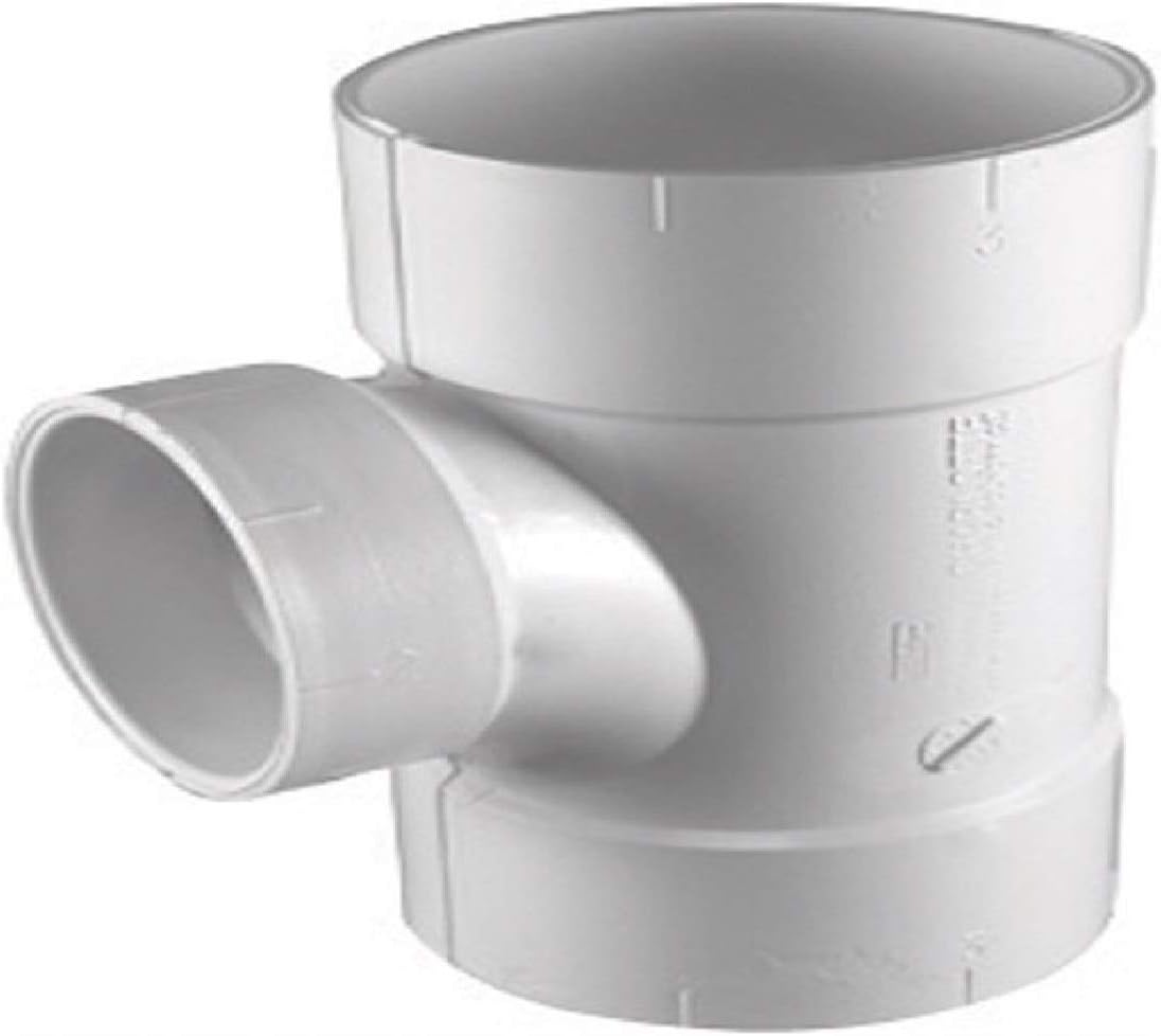 Charlotte Pipe Schedule 30 3 in. Hub x 3 in. Dia. Hub PVC Sanitary Tee ...