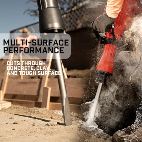 Snapklik.com : 2-Pieces 1-1/8 Hex Chisel Point Bit For Jack Hammer Bit ...