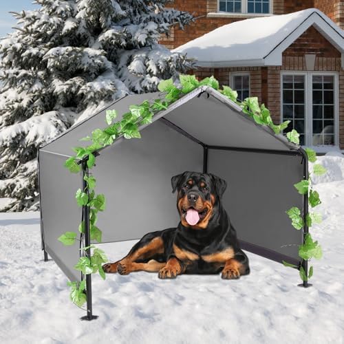 Amazon.com : Portable Outdoor Dog Shade Shelter, Waterproof Pet Canopy ...