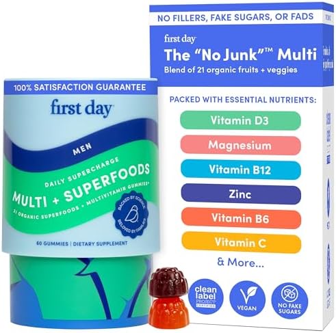 Amazon.com: FIRST DAY Multivitamin Gummies Bundle for Women & Teens ...