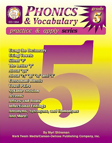 Amazon.com: Phonics & Vocabulary Skills, Grade 5 (Practice & Apply ...
