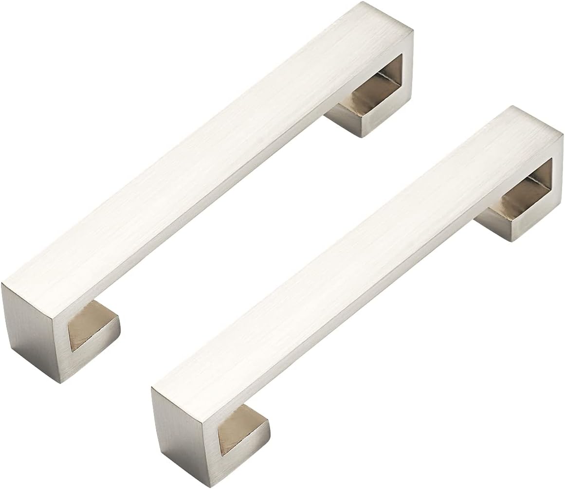 HandleMax 6" Satin Nickel Kitchen Cabinet Dresser Drawer Handle Pull ...