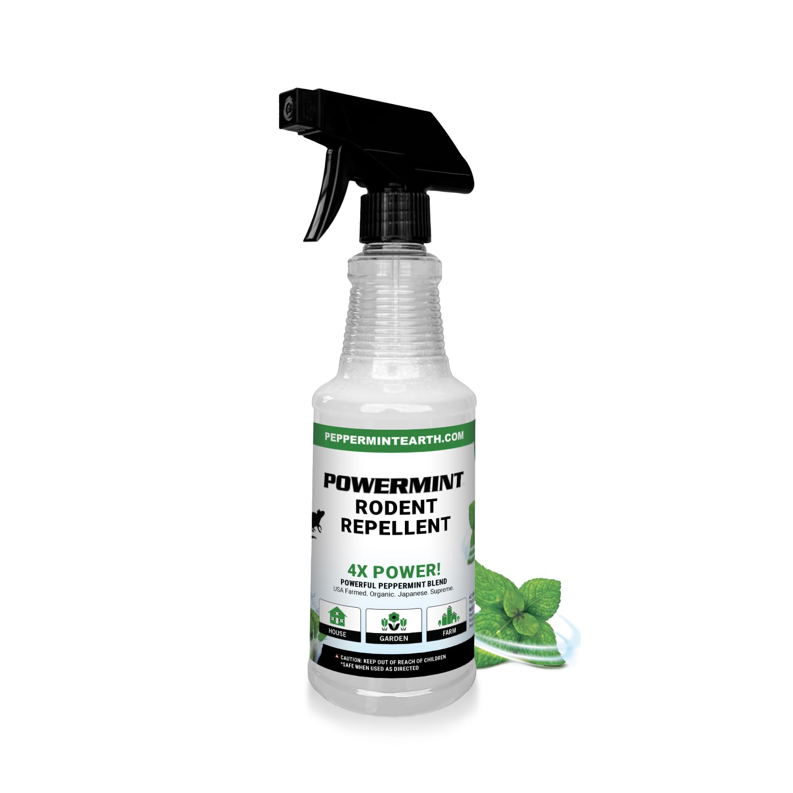 Amazon.com: Powermint 16 Oz Peppermint Oil Rodent Repellent Spray ...