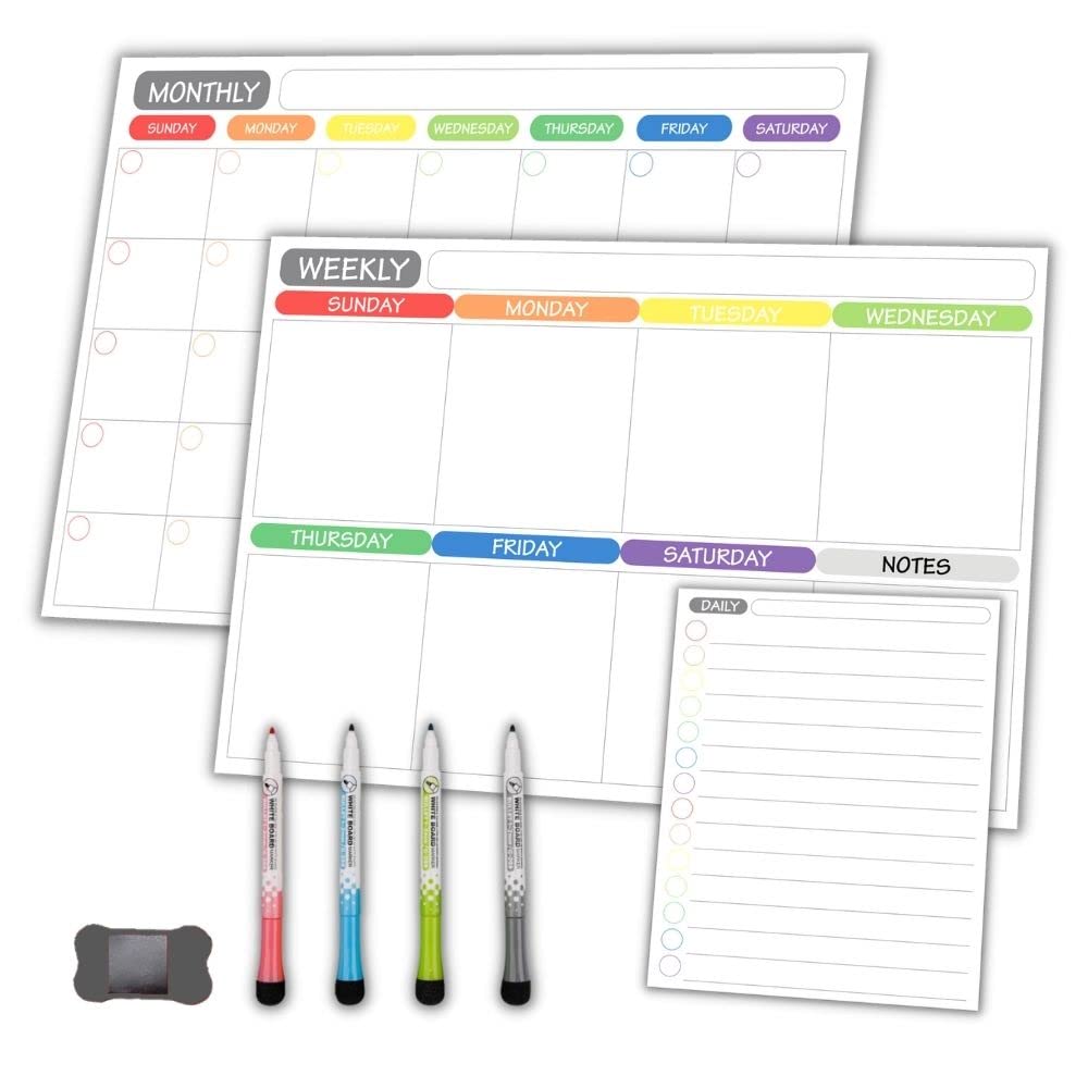 Buy TopZetta Dry Erase Magnetic Whiteboard Set Magnetic Monthly buy-topzetta-dry-erase-magnetic-whiteboard-set-magnetic-monthly