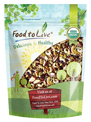 Amazon.com : Organic Power Snack Mix, 4 Pounds — Raw and Non-GMO Trail ...