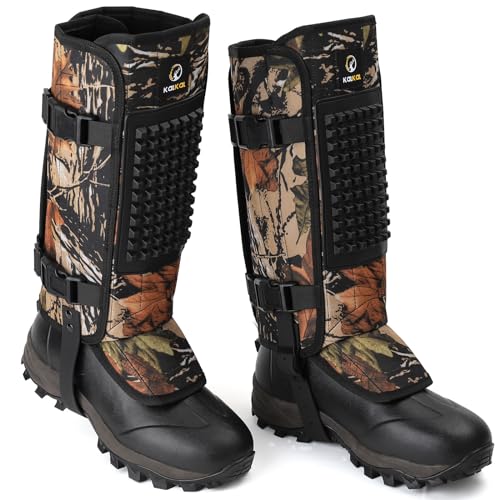Snapklik.com : Snake Gaiters, 1200D Waterproof Snake Chaps Snake ...