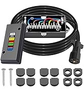 Amazon.com: CheeMuii 7 Pin Trailer Plug and Socket Kit RV Blade Trailer ...