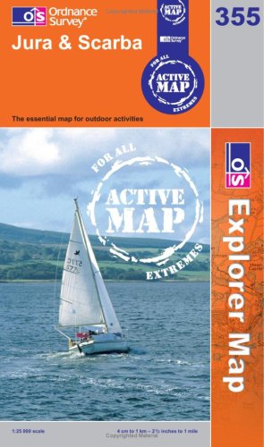 Jura and Scarba (OS Explorer Map Active): No. 355: Amazon.co.uk ...