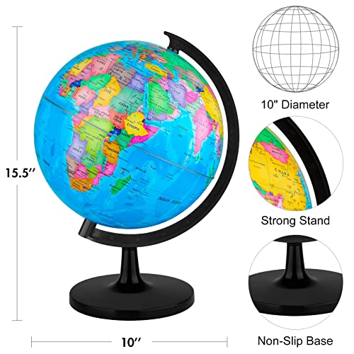 Snapklik.com : 10 World Globe For Kids Learning, DIY Assemble ...