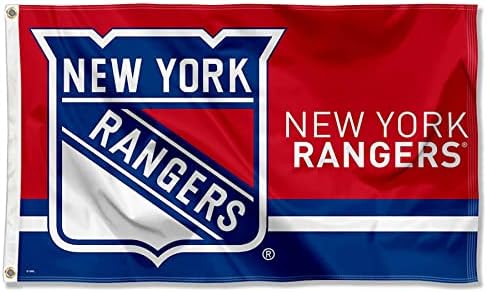 Amazon.com : New York Rangers Flag 3x5 Banner : Sports & Outdoors