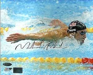 Michael Phelps Signed 8X10 Photo w/Phelps Holo & #7727934 - Tristar ...