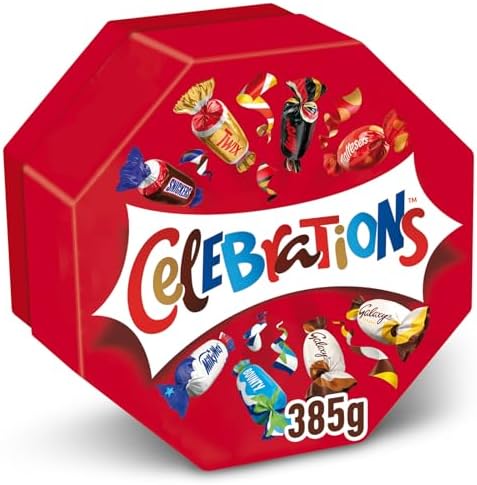 Amazon.com: Mars Bonbons assortis Célébrations en boîte octogonale ...