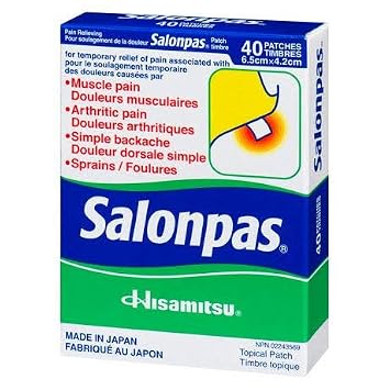Geliga Muscular Balm Pack of 40 Pain Relief Patches | Comfort for ...