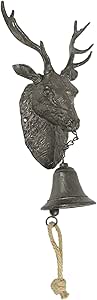 Amazon.com: Distinctive Designs Cast Iron Deer Dinner Bell for Wall ...
