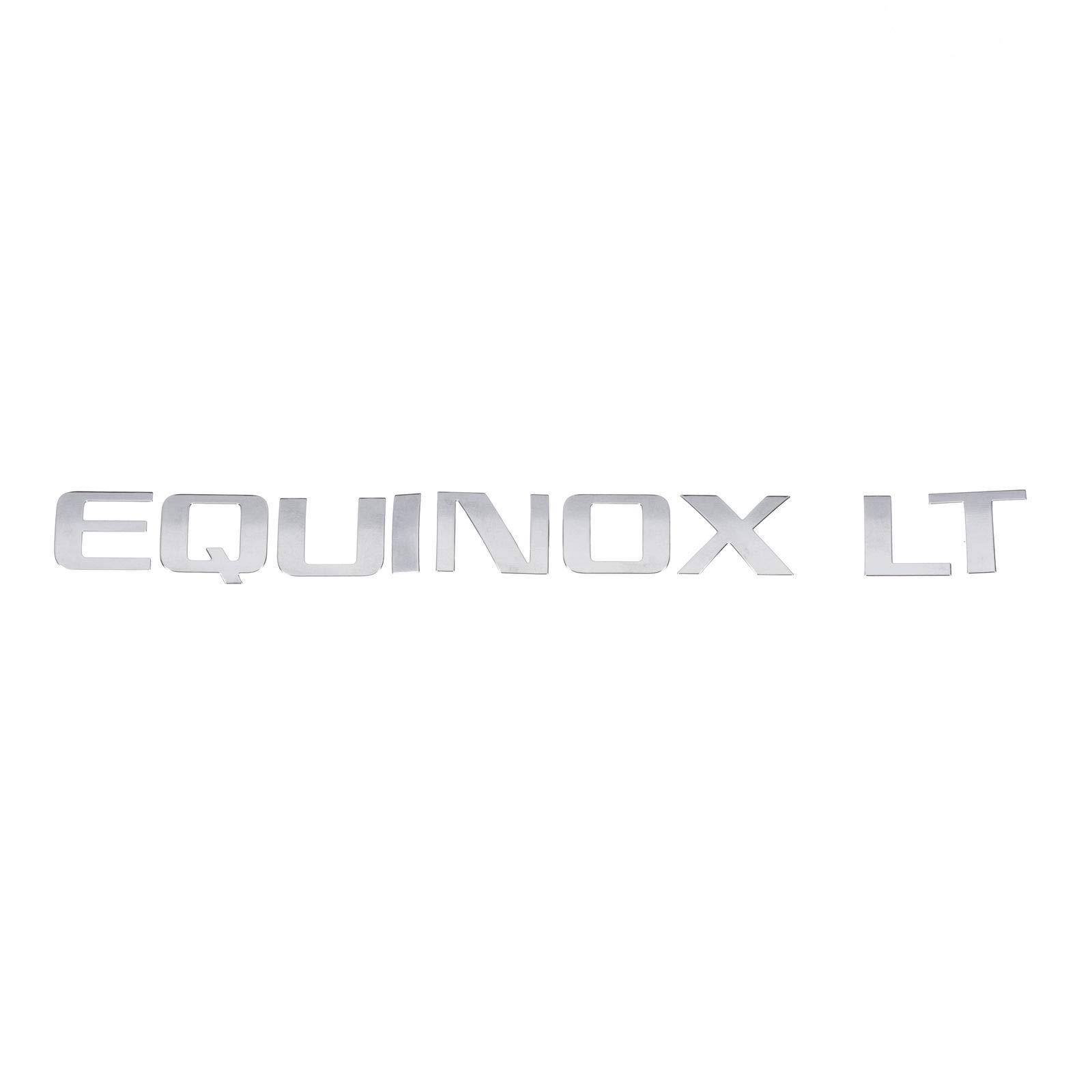 Amazon.com: OEM NEW Liftgate Equinox LT Emblem Nameplate Chrome 05-16 ...