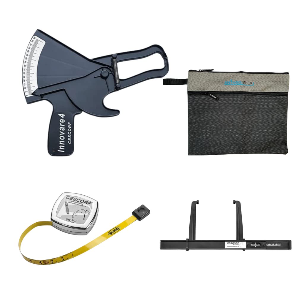 Amazon.com: Cescorf Level 1 Anthropometry Kit with Skinfold Caliper ...