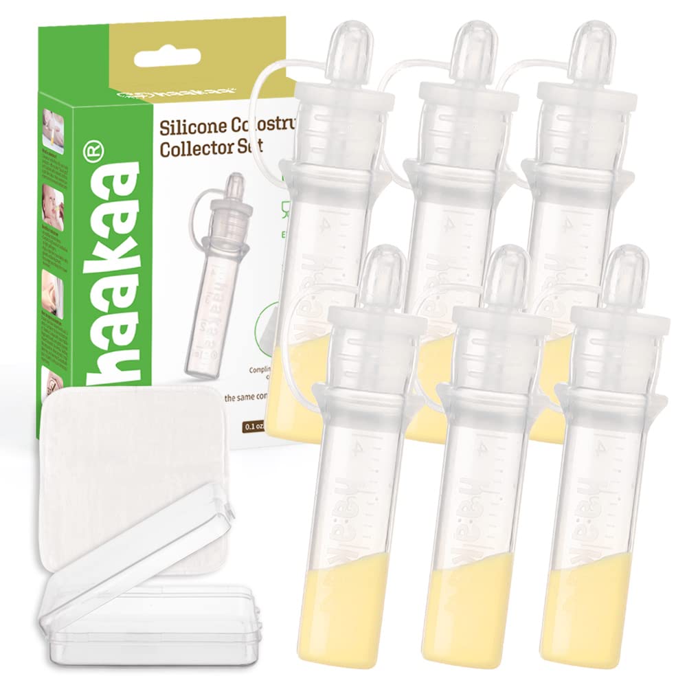 Amazon.com : haakaa Colostrum Collector Set Includes a Portable Case ...