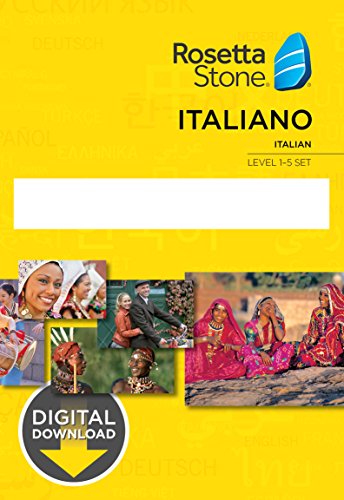Learn Italian: Rosetta Stone - Italy Levels 1-5 [PC Key Card Download ...