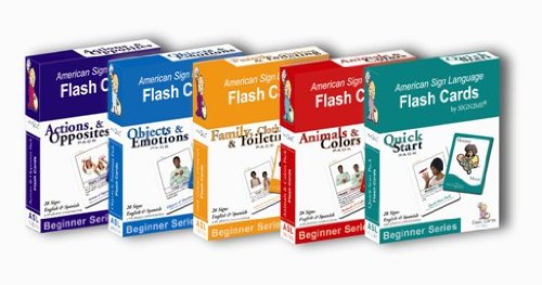 Amazon.com: Sign2Me - ASL Laminated Flashcards: Beginners Series ...