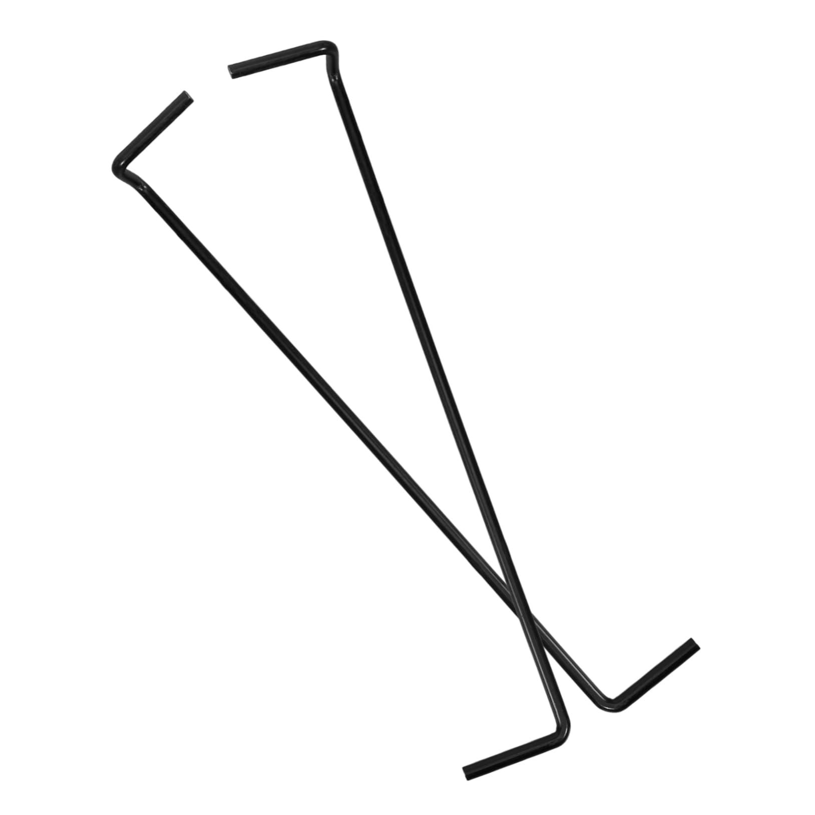 Hohopeti 2pcs Nail Board Hook Black Shelves Rack Shelf Goods Shelf Hook Hooks for Pegboard Metal ...