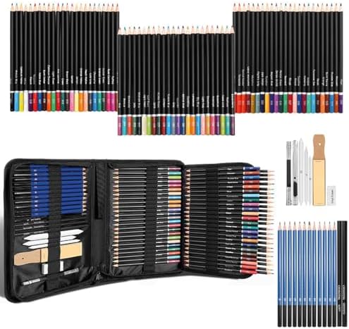 Artownlar 95 Pieces Professional Sketching Kit for Artists, Shading ...