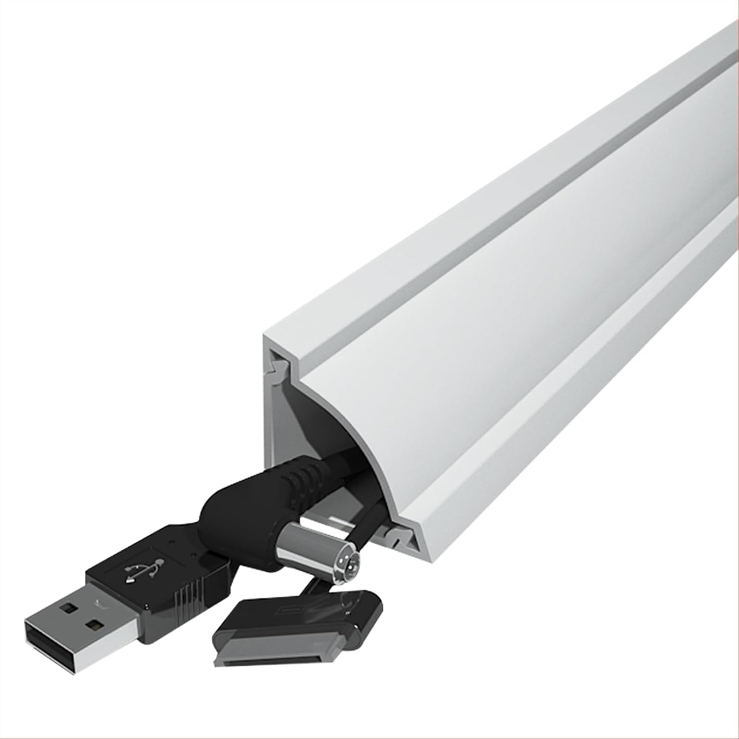 Amazon.com: Corner Cable Hider, 125.6in Cable Concealer, Paintable Cord ...