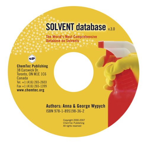 Solvent Database: 9781895198362: Medicine & Health Science Books ...