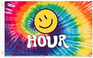 Amazon.com : Trade Winds 3X5 RAINBOW HAPPY HOUR TIE DYE FLAG BANNER ...