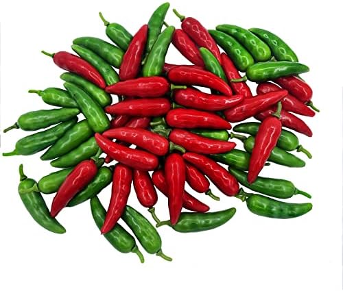 Amazon.com: JEDFORE Simulation Artificial Lifelike Fake Vegetable Red ...