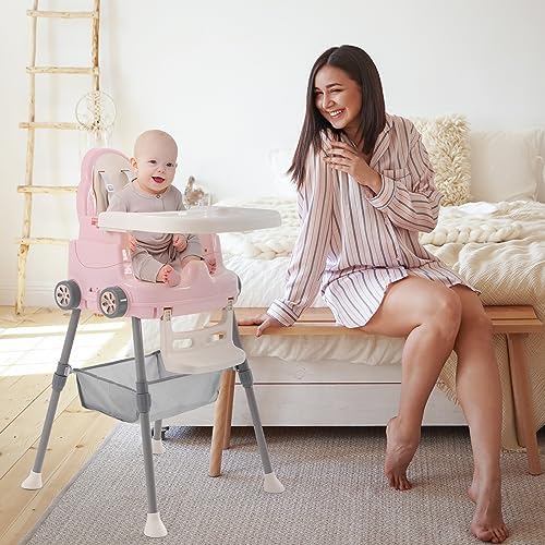 Amazon.com : Baby High Chair,Adjustable Convertible 3 in 1 Baby High ...