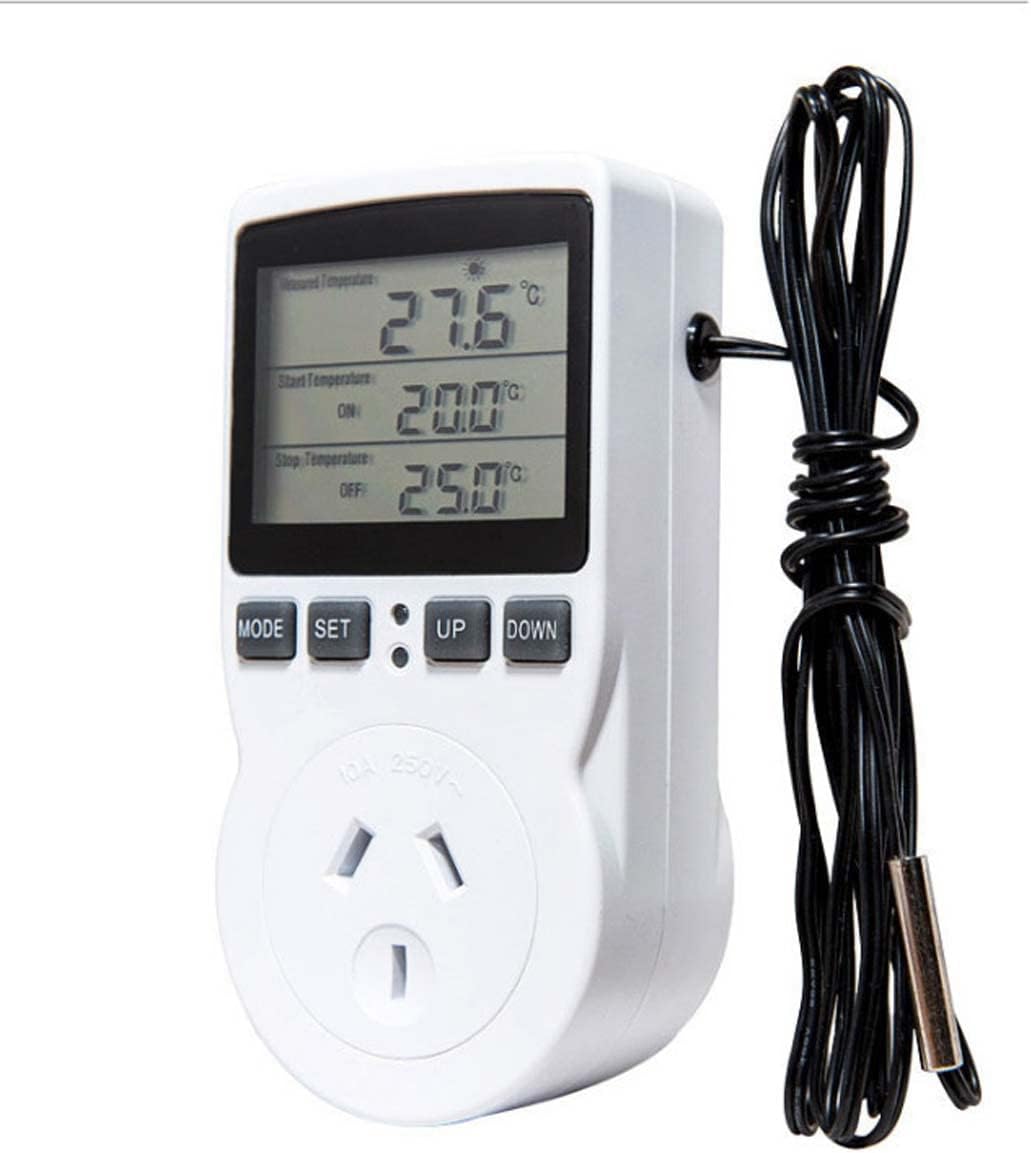 Digital Temperature Controller Thermostat Heating and Cooling Mode ...