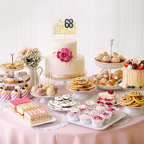 Snapklik.com : Happy 68th Birthday Cake Topper - Sixty Eight-year-old ...