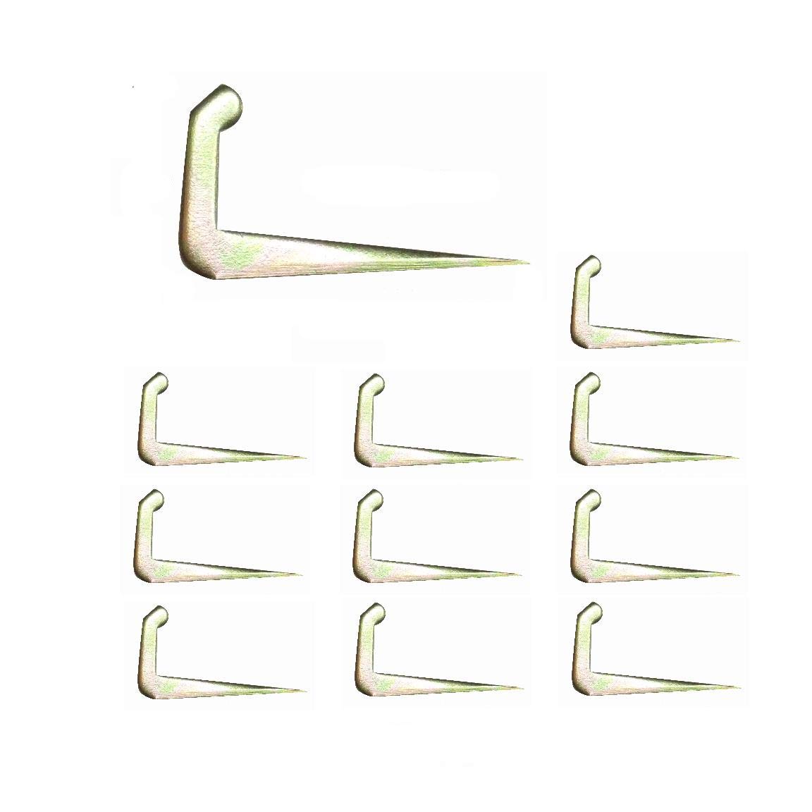 Amazon.com: Shade Doctor of Maine Extra Large Brass Tenter Hooks - 10 ...