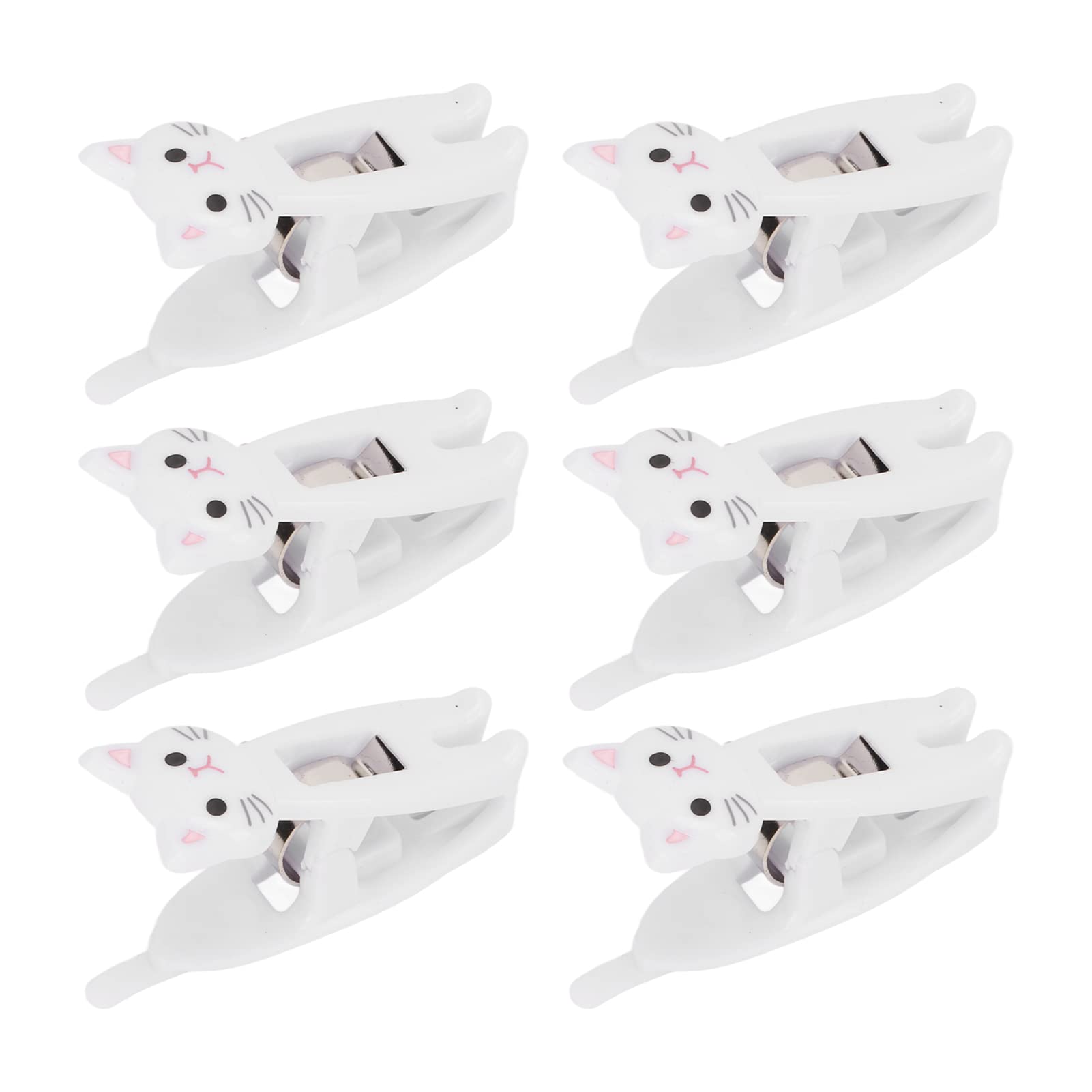 Amazon.com: 6Pcs Cat Bag Clips, Cut Snack Clips Bag Clips Food Package ...