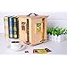 Amazon.com: 100% Solid Wood Tea Display Box with 4 Compartments and Lid ...