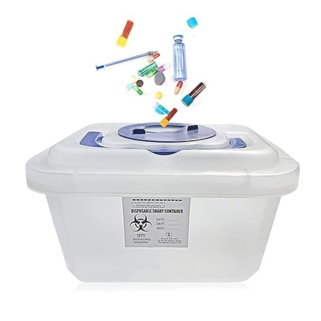 Sharps Containers | Bio-hazard | Bio-Medical Sharps Container Puncture ...