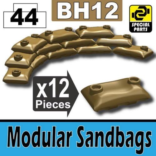 Amazon.com: Custom Dark Tan Army Sandbags Designed for Toy Brick ...