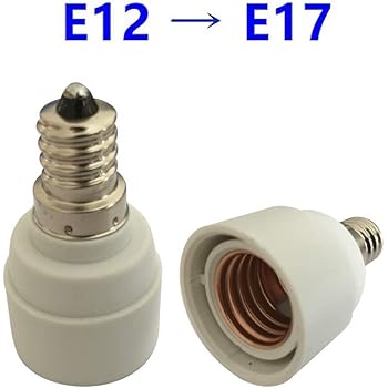 Amazon | 口金変換 アダプター E12-E17 電球 ソケット 口金 照明補助器具 | lightテック | 口金変換アダプタ 通販