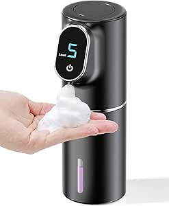 Amazon.com: Automatic Soap Dispenser,Kitchen Bathroom Foaming Soap Dispenser,USB Type-C ...