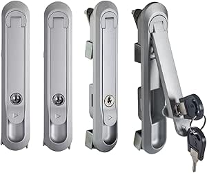 4PCS Zinc Alloy+ABS Industrial Panel Locks Distribution Box Pop Up Lock ...