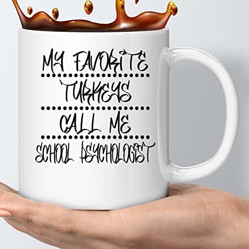 Amazon.com: Coffee Mug Thanksgiving for School Psychologist, Women ...